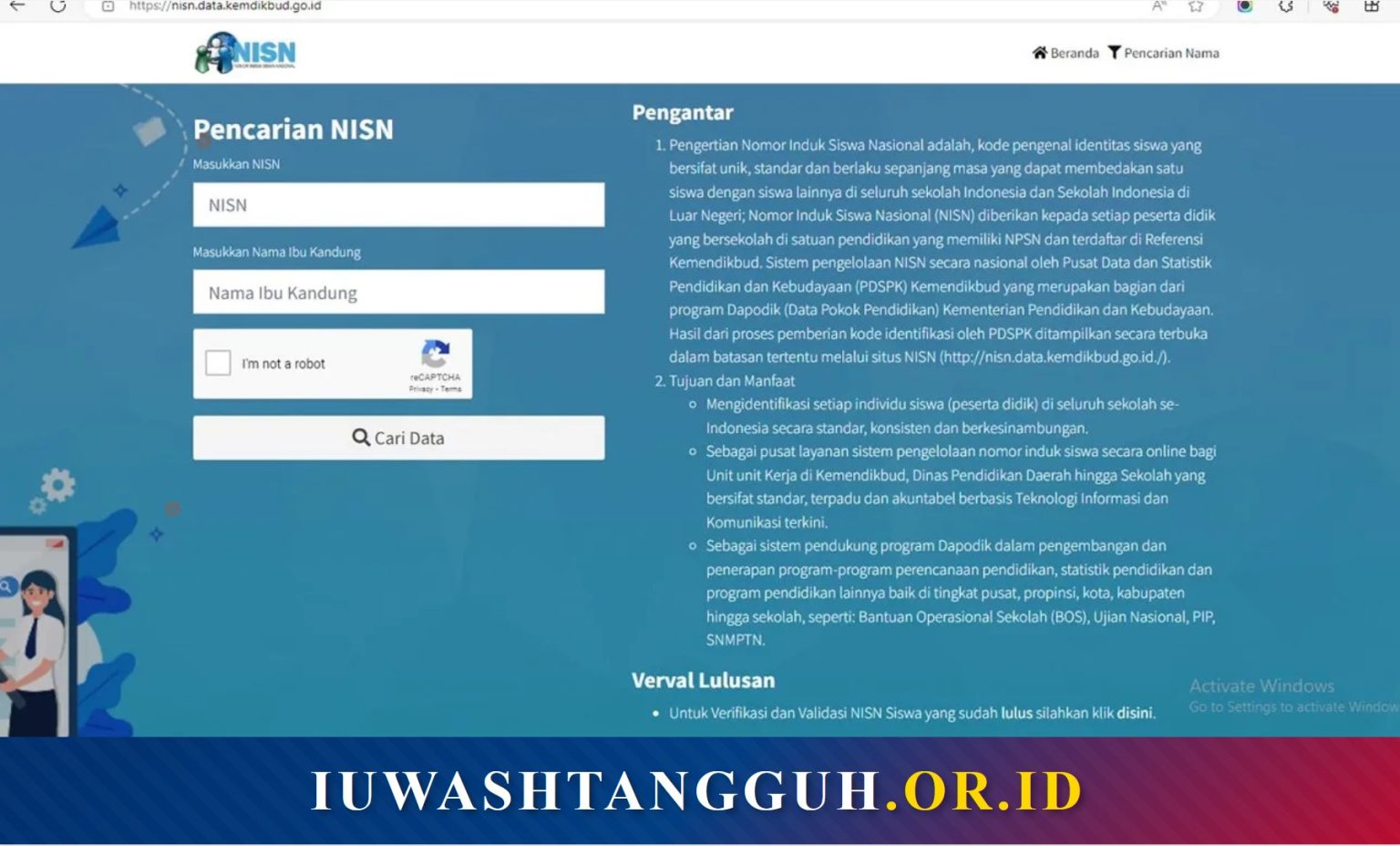 Cara Cek NISN Siswa 2026 Online dengan Nama, NIK, atau Nomor NISN via ...